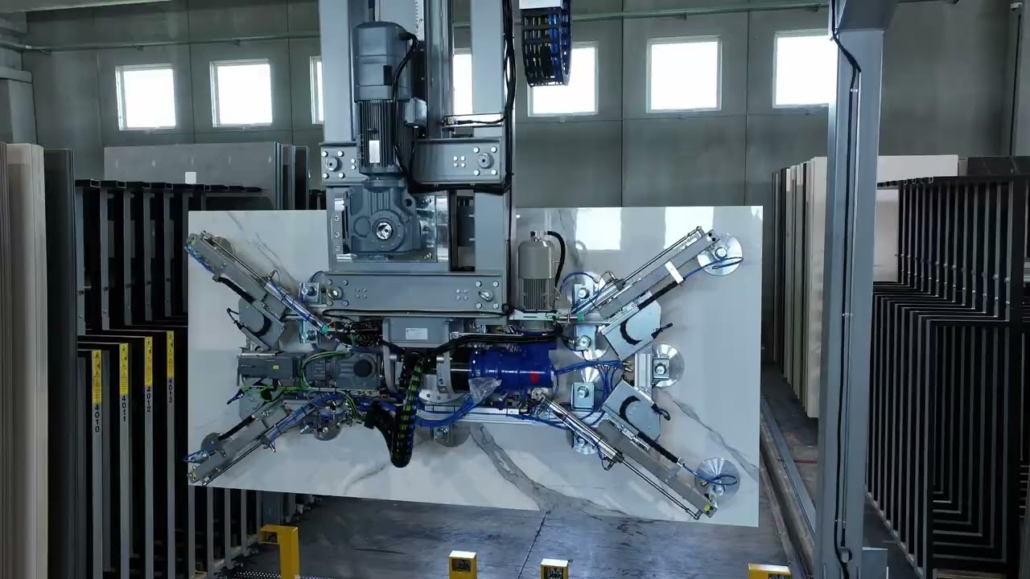Mistrello | Automatic Slab Storage System with Gantry Crane | INNOVYNC
